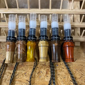 Premium Custom Engraved Duck Call Bands - Personalized Logo Branding ...