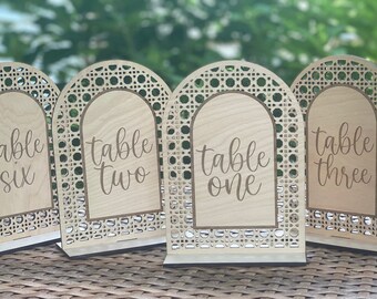 Table Numbers Double Sided - Etsy