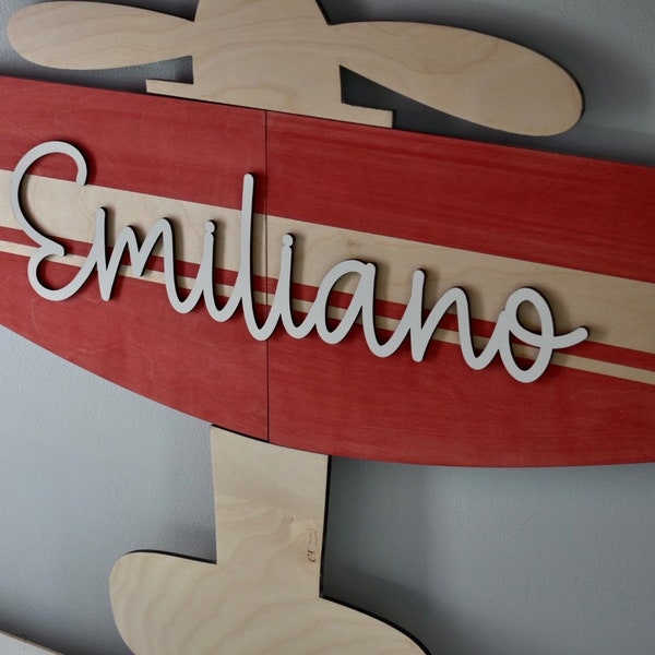 Airplane With Name - Etsy