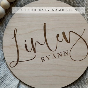 Wood Baby Month Signs, Monthly Milestone Discs, Baby Monthly Markers ...