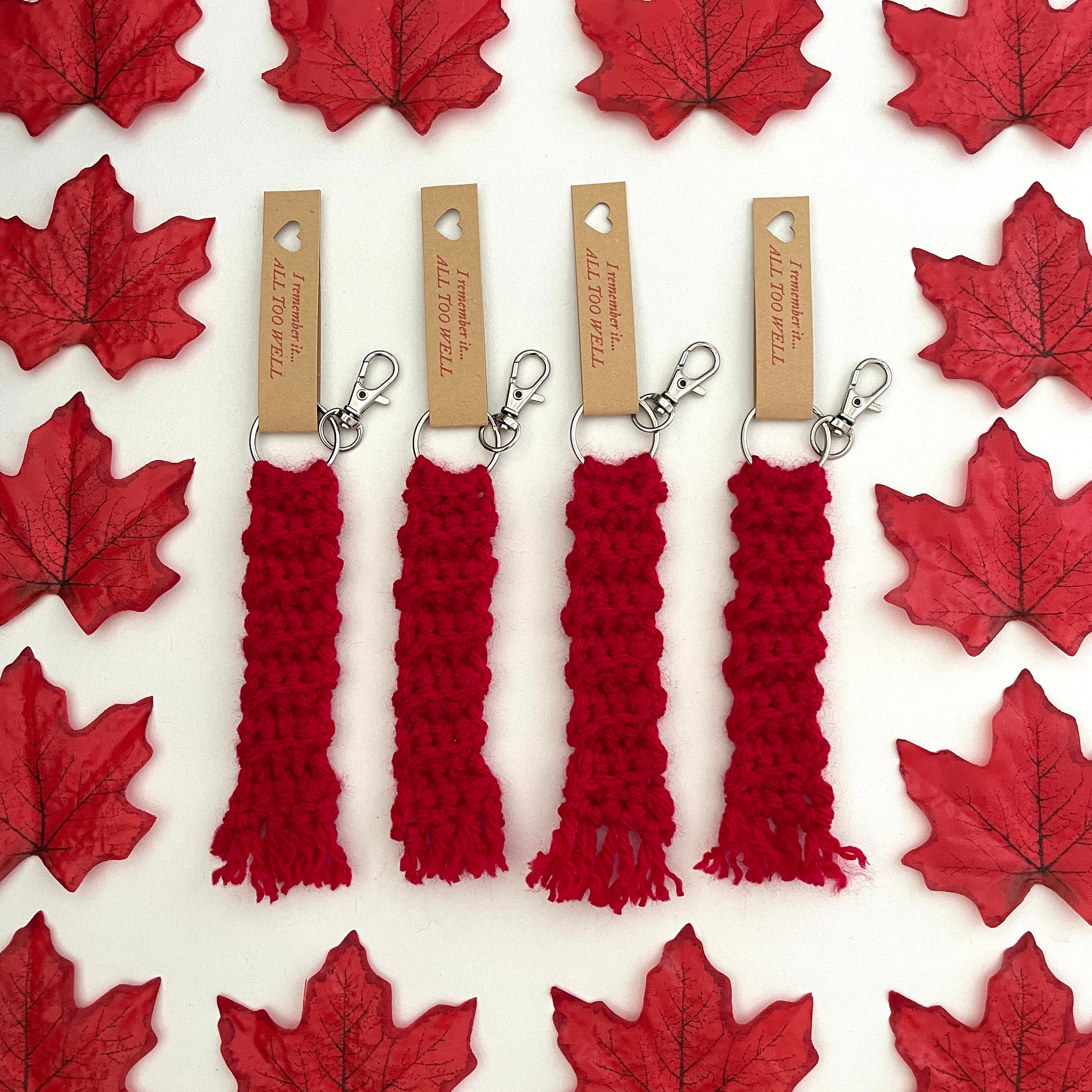 Taylor Swift All Too Well Inspired Red Scarf Keychain - Etsy