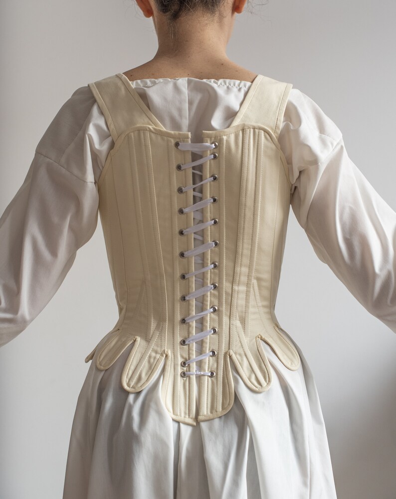18th Century Historical Corset-1780 Stays-handmade-made to Order - Etsy