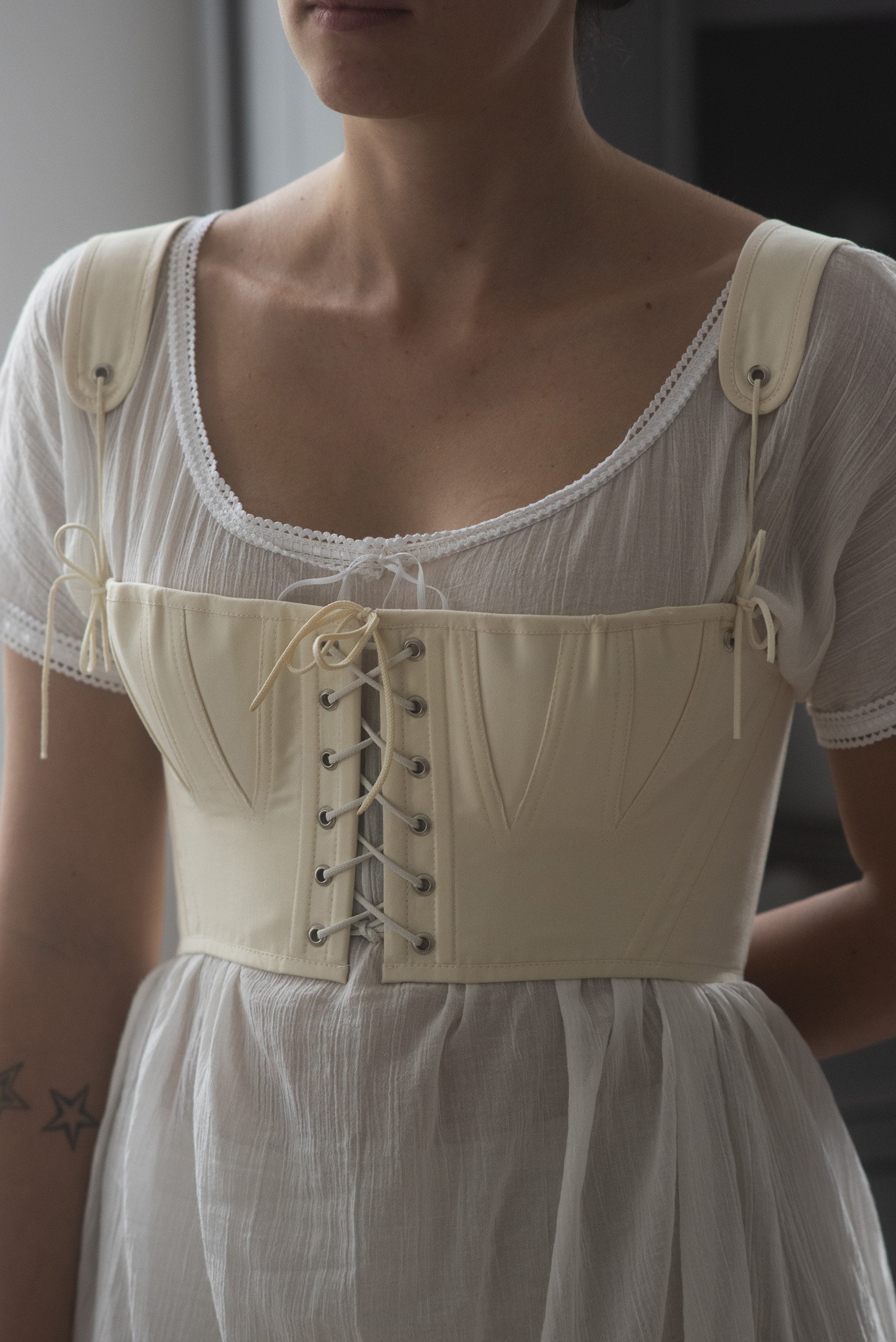 Regency Short Stays- Regency Historical Corset- Handmade - Etsy