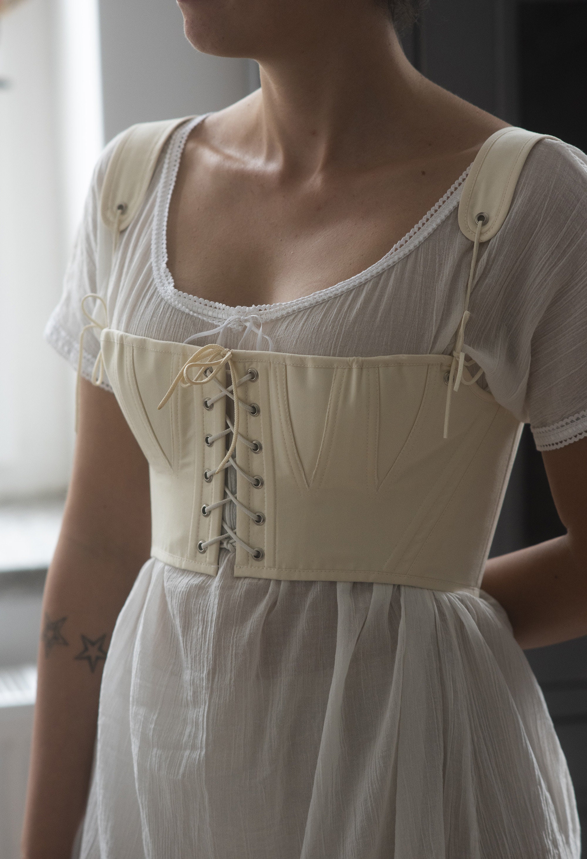 Regency Short Stays- Regency Historical Corset- Handmade - Etsy