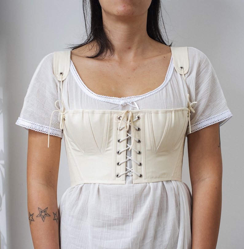 Regency Short Stays- Regency Historical Corset- Handmade - Etsy
