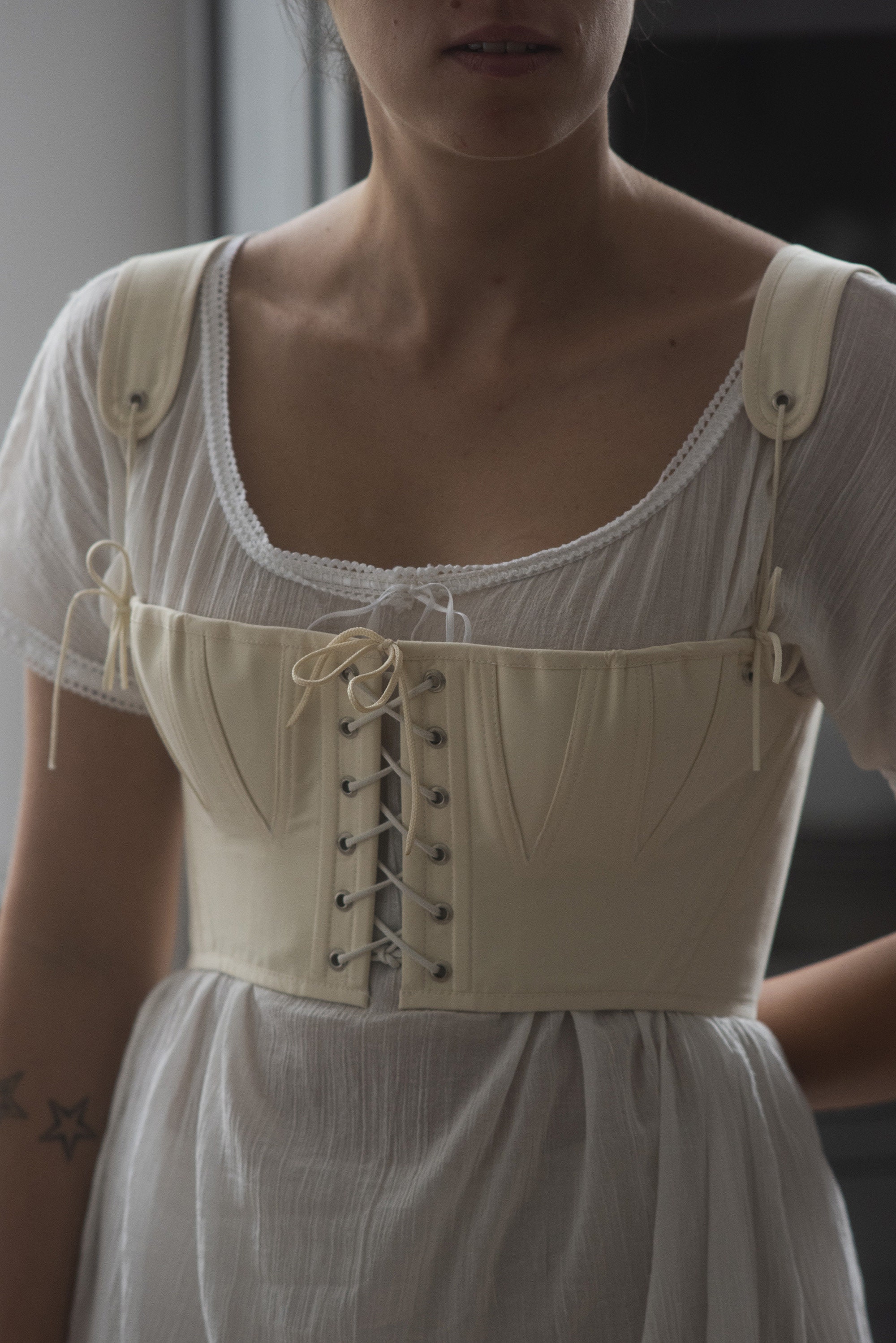 Regency Short Stays- Regency Historical Corset- Handmade - Etsy