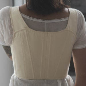 Size S-PDF Pattern-regency Short Stays-front Lacing-1800-1825 - Etsy