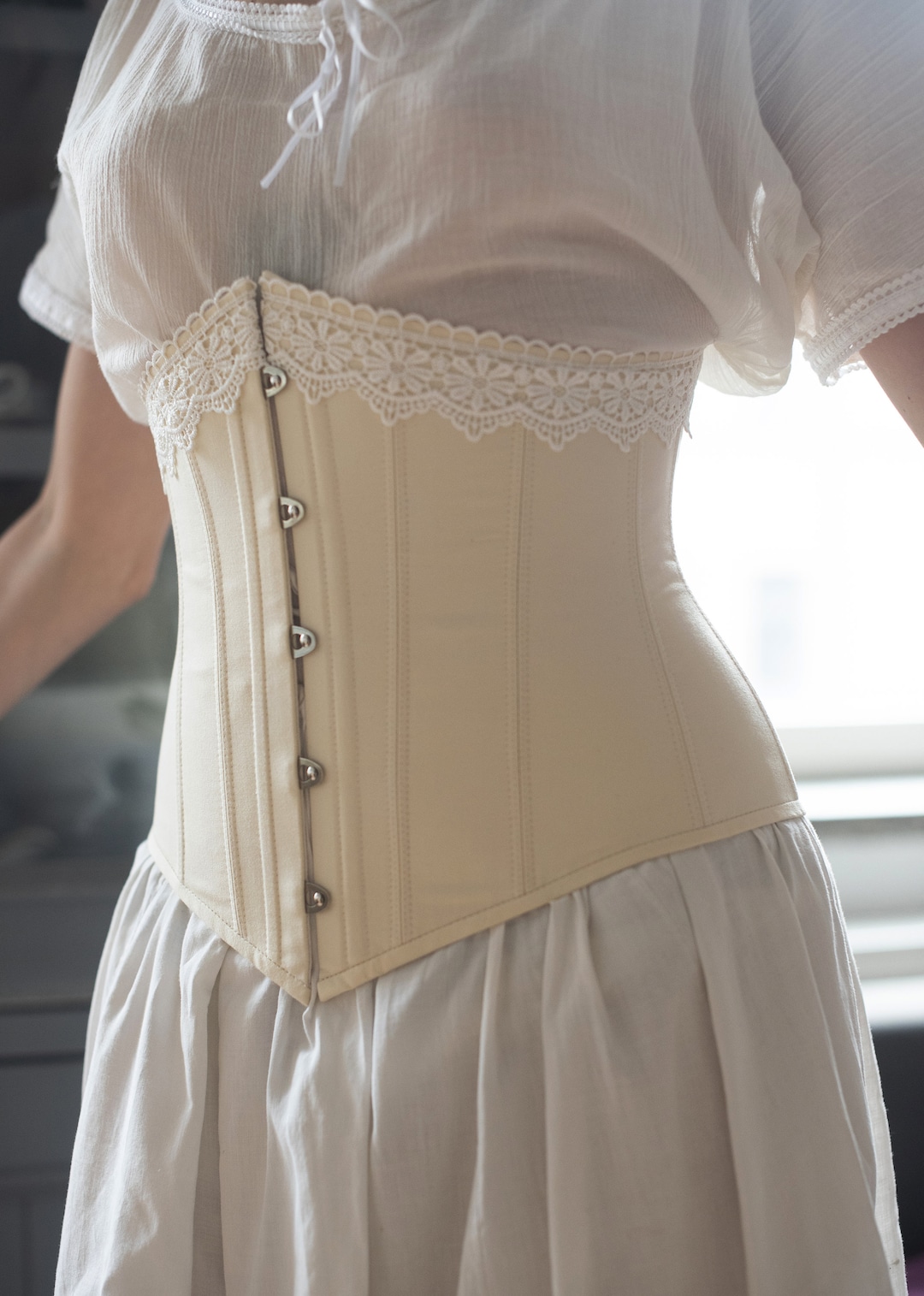1890s Victorian Underbust Corset - Handmade - Historical Corset - Etsy
