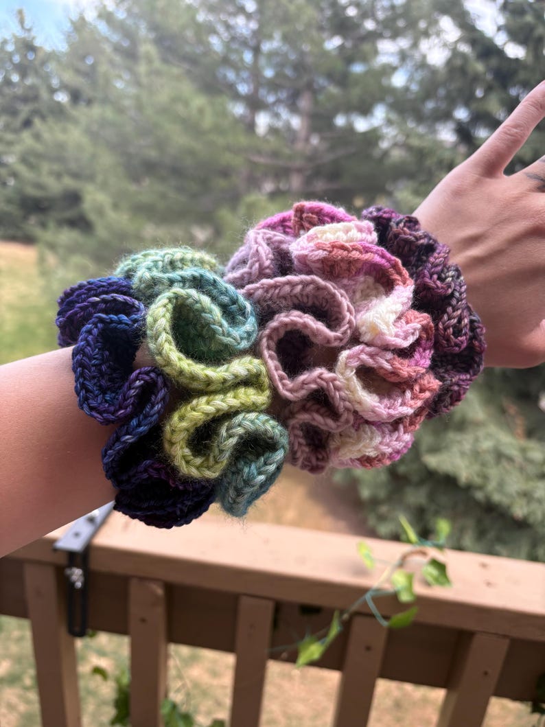 Crocheted Scrunchie - Etsy
