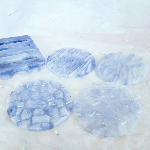 Blue Coasters - Etsy