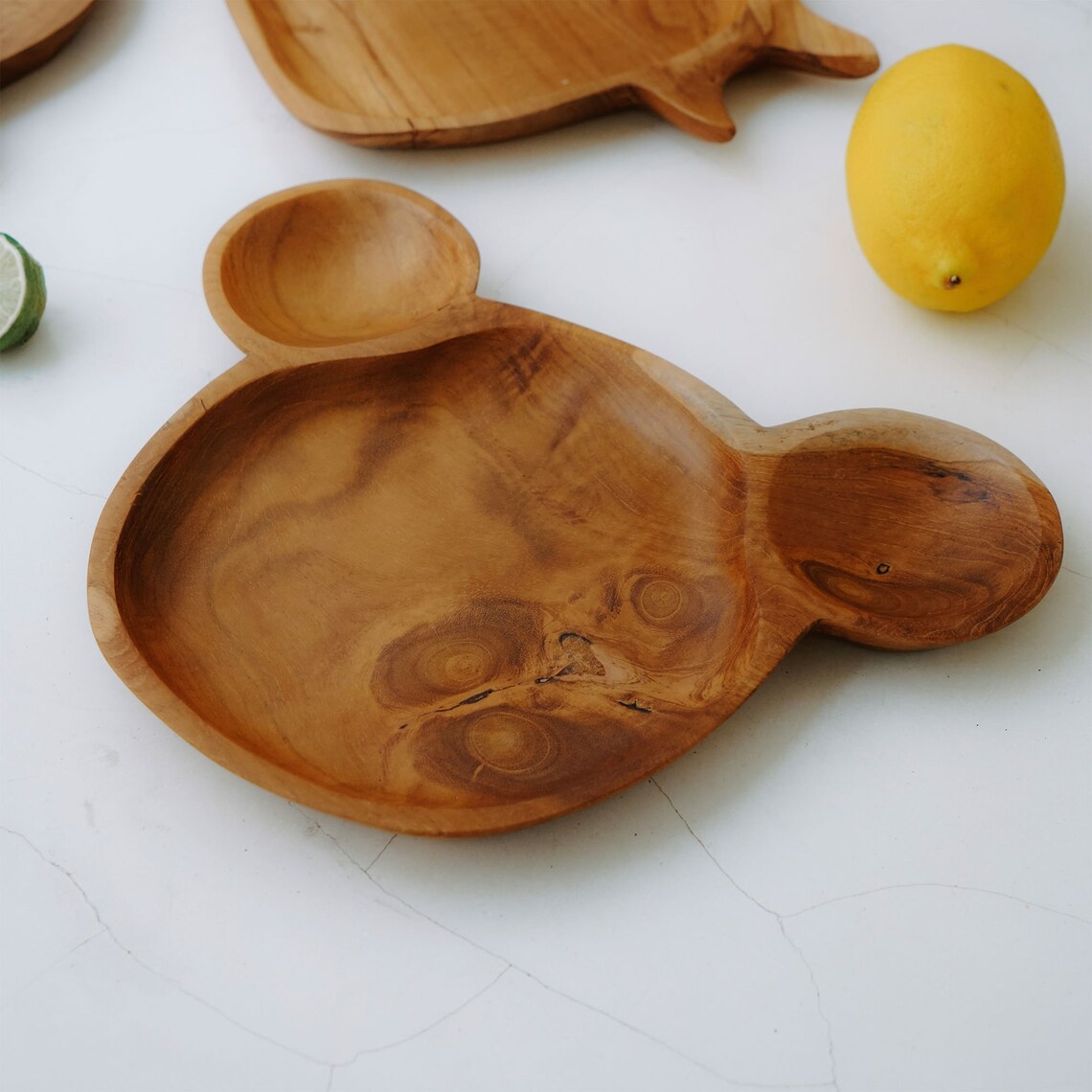 Assorted Children Wood Plate, Snack Tray, Plate, Kid's Plate, Animal ...