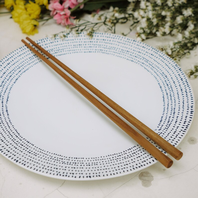 Teak Wooden Chopstick Collection - Etsy