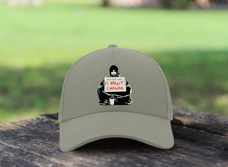 Begging for Change Banksy Graffiti Street Art / Adjustable Unisex ...
