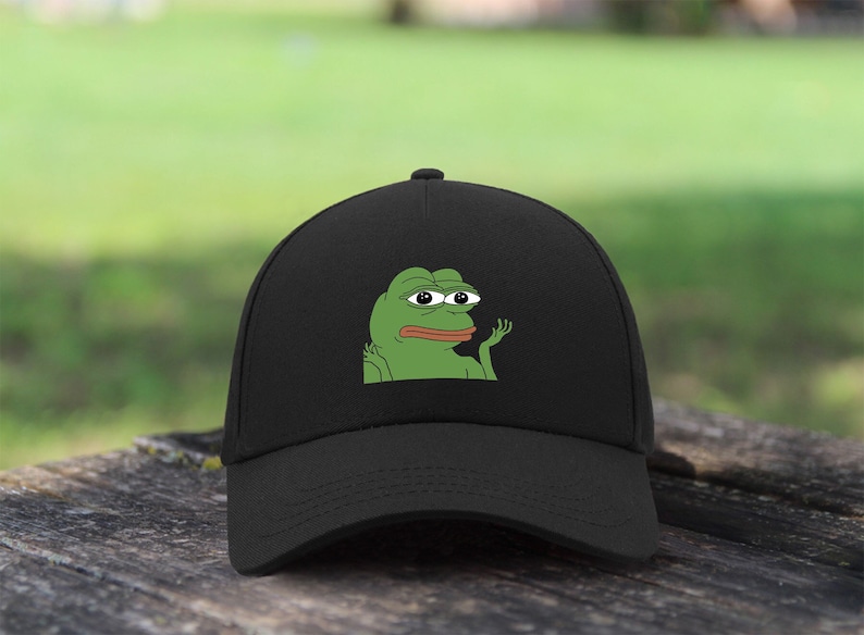 Pepe Frog Shoulder Shrug / Adjustable Unisex Baseball Cap Cotton Dad ...