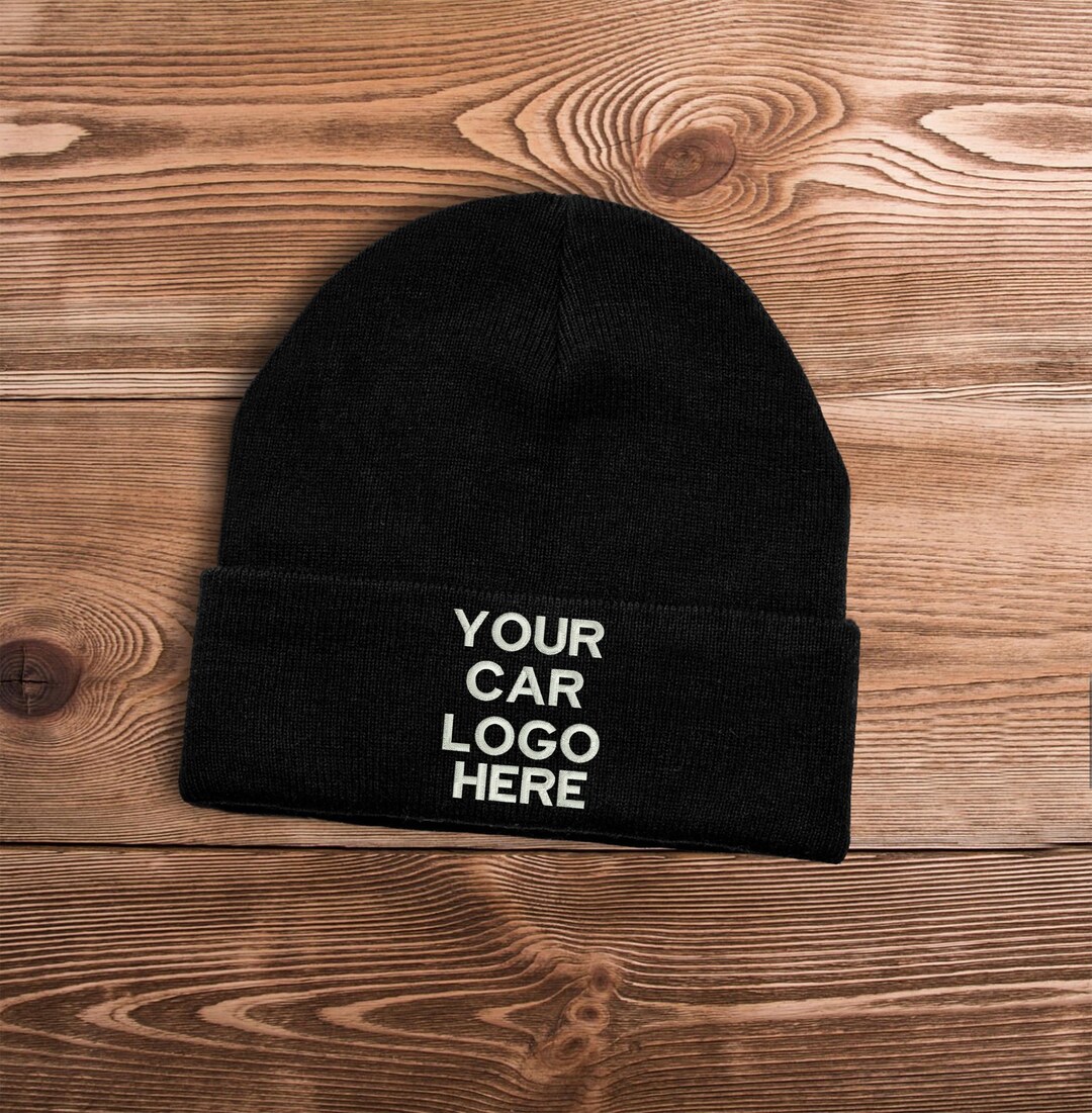 Your Car Auto Logo, Embroidered Personalized Car, Classic Beanie, Car ...