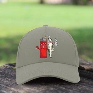 Best Buds Lighter and Joint Weed / Adjustable Unisex Baseball Cap ...