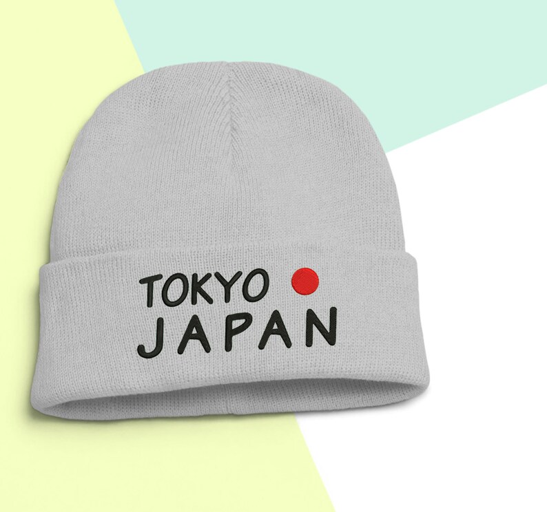 Tokyo Japan / Beanie Unisex Embroidered Cap Hat Skullcap Warm Soft Gift ...