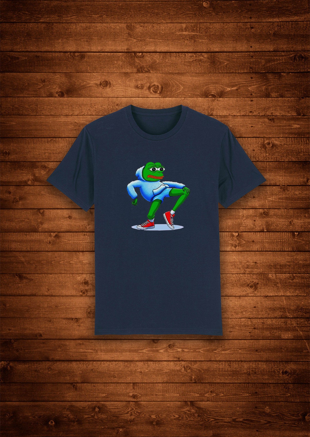 Dancing Pepe the Frog Meme / T-shirt Unique Design Street Wear Art ...