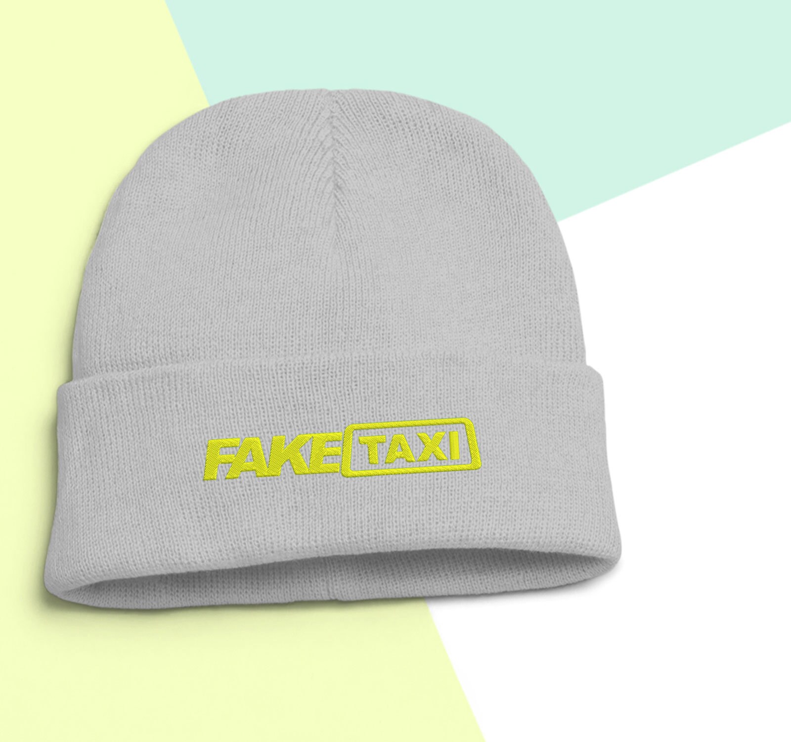 Fake Taxi Life Style Beanie Embroidered Skullcap Winter Hats - Etsy
