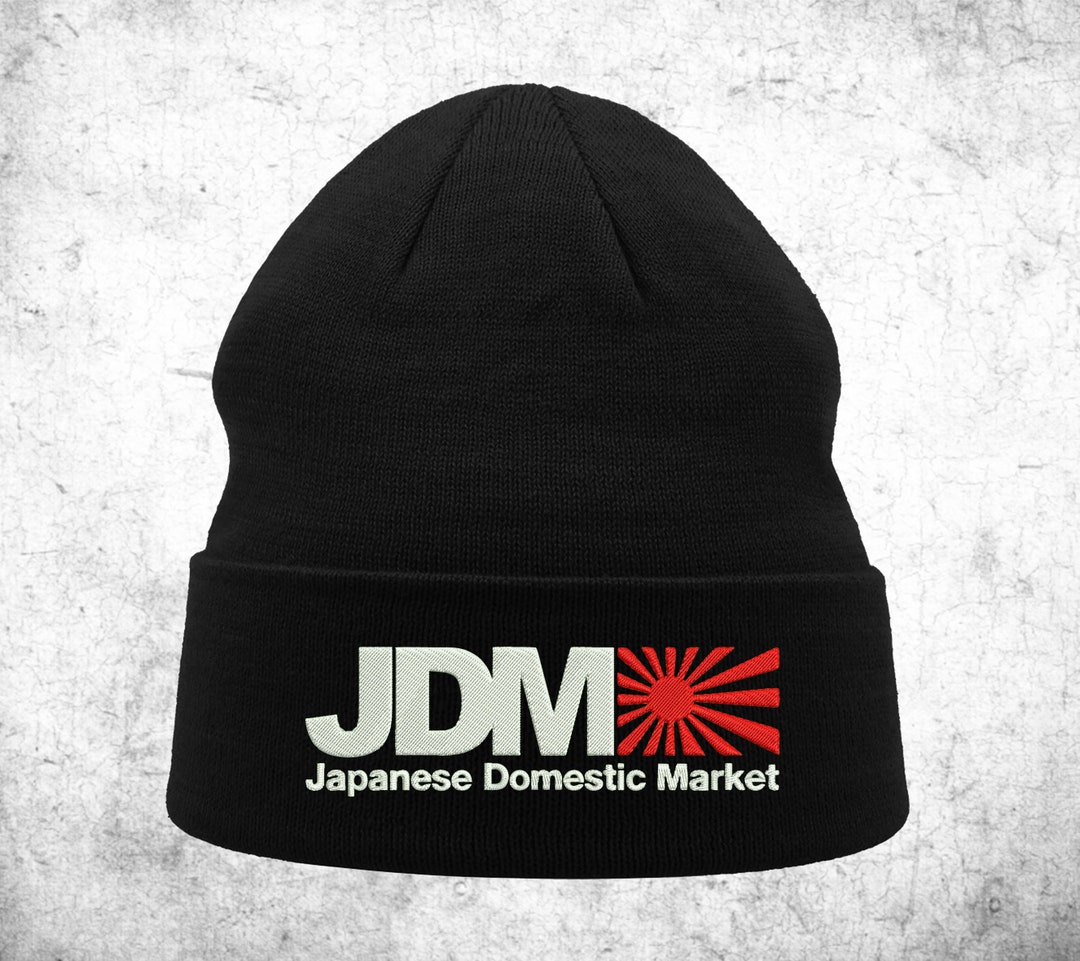 Japanese Domestic Market JDM/ Beanie Unisex Embroidered Cap Hat Warm ...