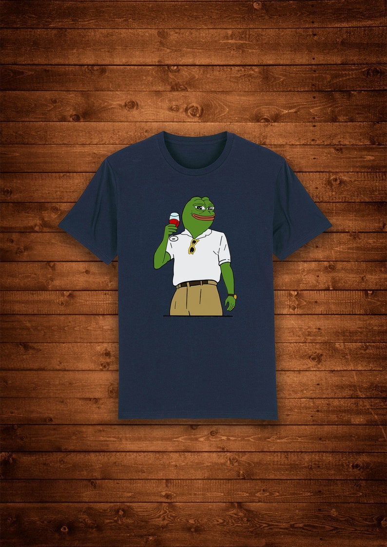 Wall Street Pepe Frog Meme / T-shirt Unique Design Street Wear Art ...