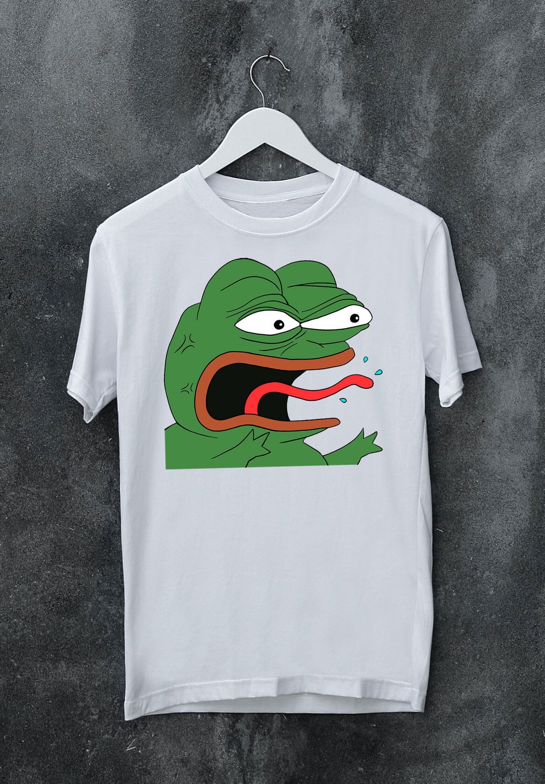 Anger Pepe Frog Meme Screaming T-shirt Man's, Woman's, Kid's Size, Tops ... Anger Pepe Frog Meme Screaming T-shirt Man's, Woman's, Kid's Size, Tops ...