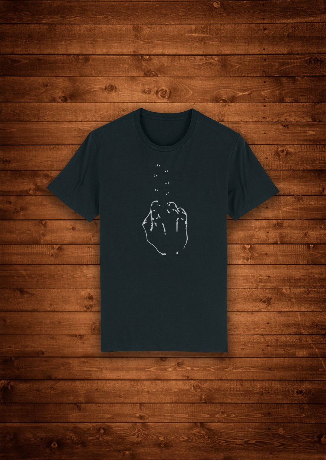 Connect the Dots Middle Finger Funny / T-shirt Unique Design Street ...