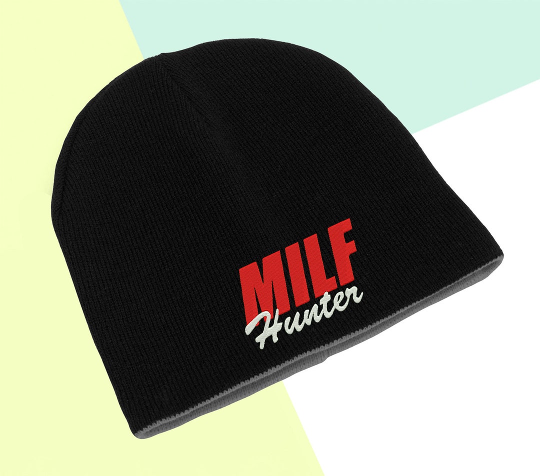 MILF Hunter Skull Caps Winter Hats Beanie Gifts Cozy Warm - Etsy