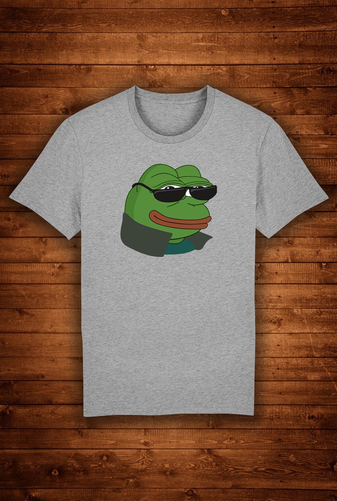 Pepe the Frog Wearing Sunglasses Cool / T-shirt Unique Design Street ...