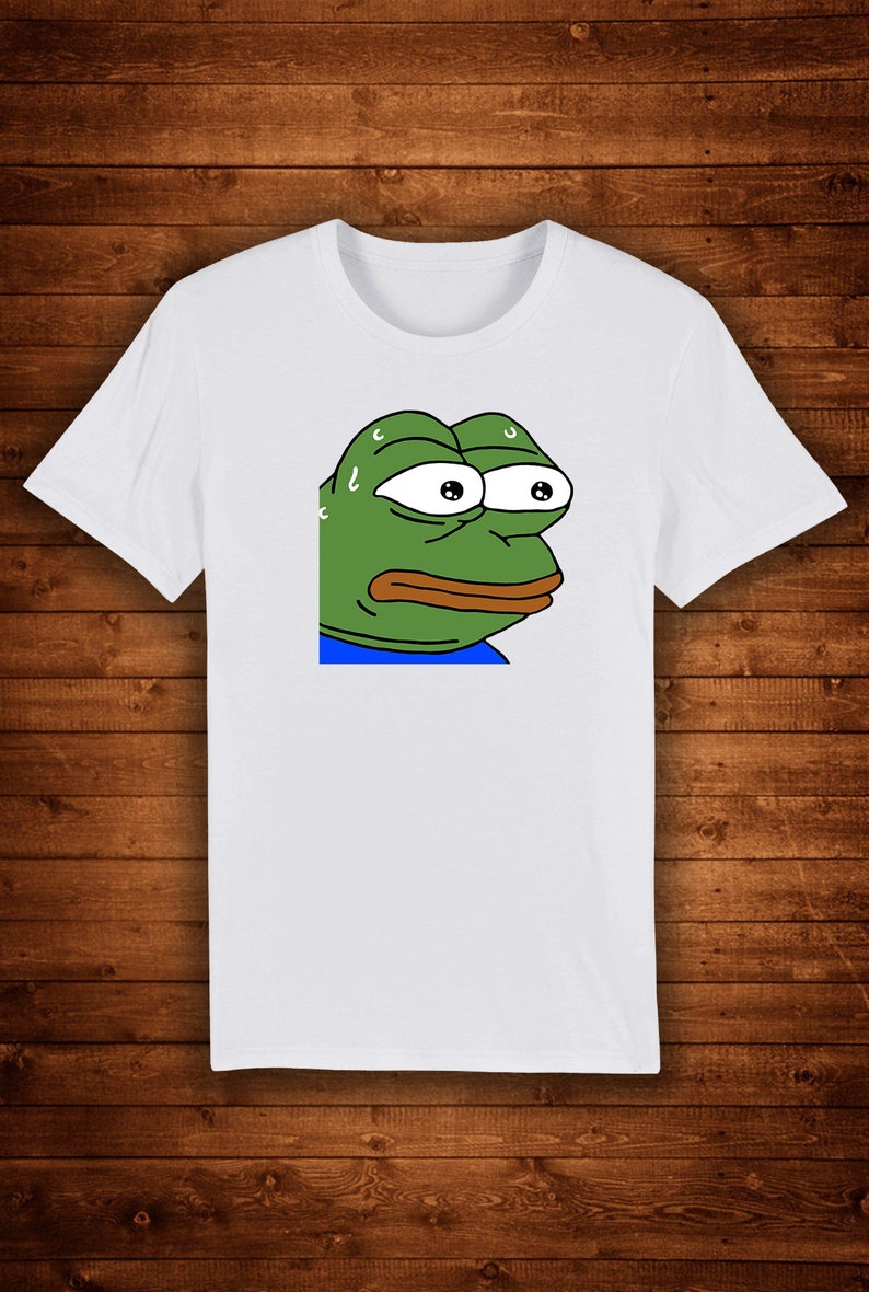 Pepe Frog Nervous Sweating Meme / T-shirt Unique Design Street - Etsy