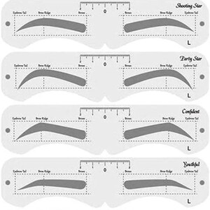 Eyebrow Shaper Stencils Template Grooming Makeup Tool Beauty New - Etsy