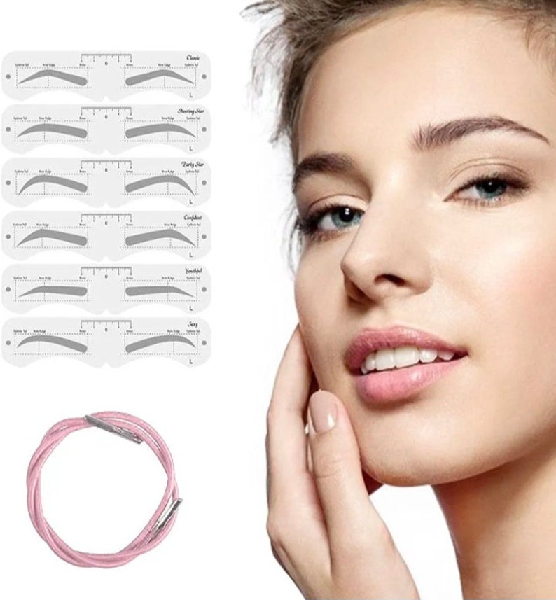 Eyebrow Shaper Stencils Template Grooming Makeup Tool Beauty New - Etsy