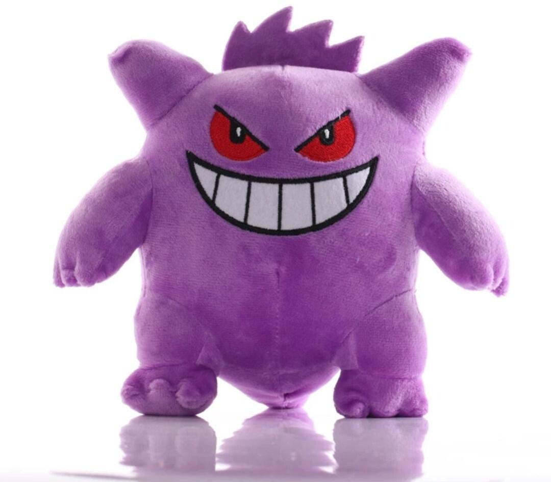 Cute Pokemon Plushie Toy Gengar 17cm - Etsy