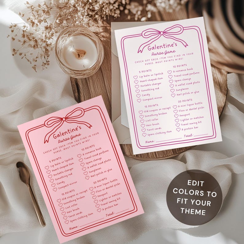 Galentines Games Bundle, Printable Adult Party Games for Galentines Day ...
