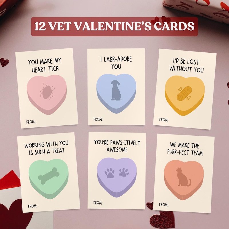Veterinary Valentines - Etsy