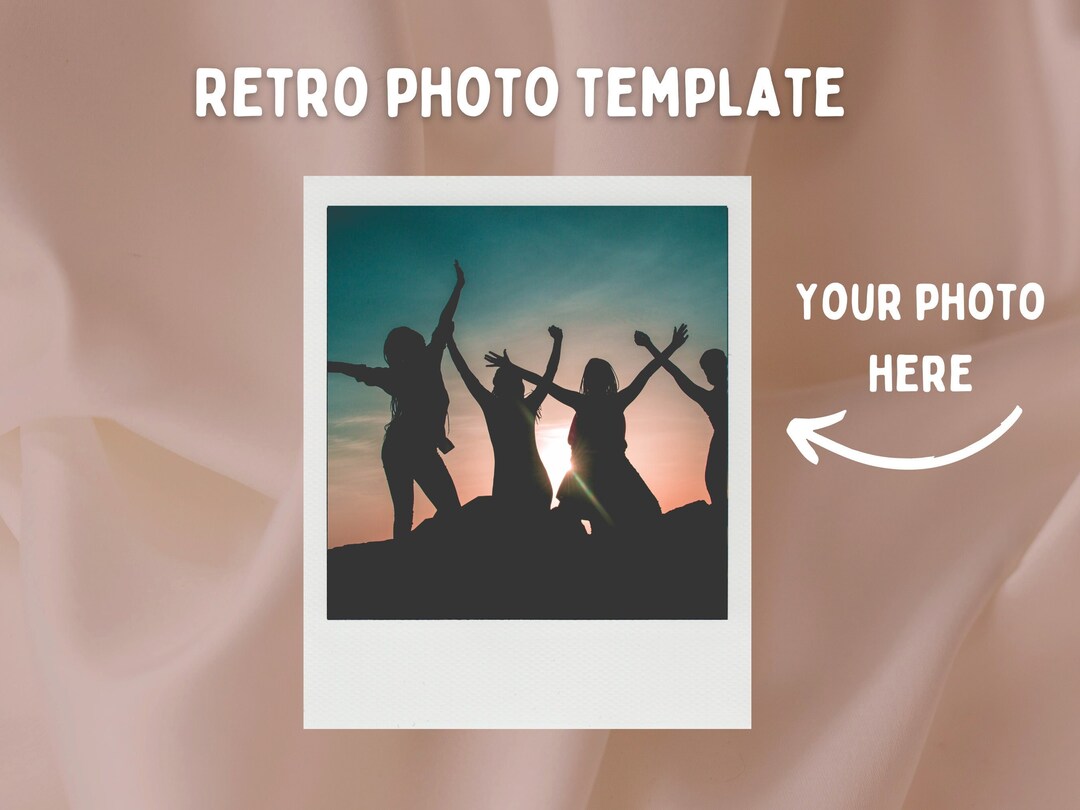 Retro Photo Frame Printable DIY Photo Border Photo Frame - Etsy