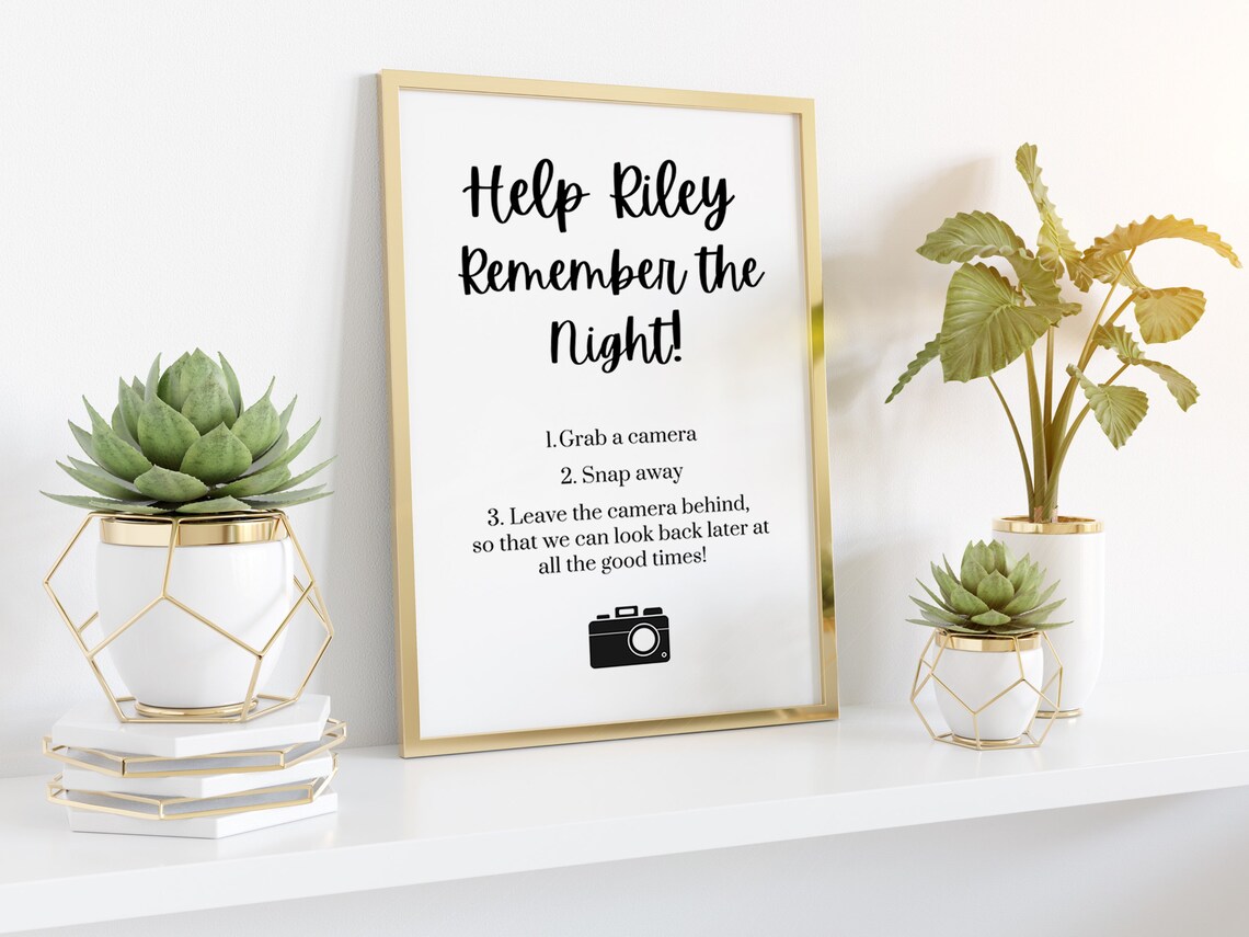 Editable Birthday Photo Guest Book Sign, Custom Birthday Photo Book ...