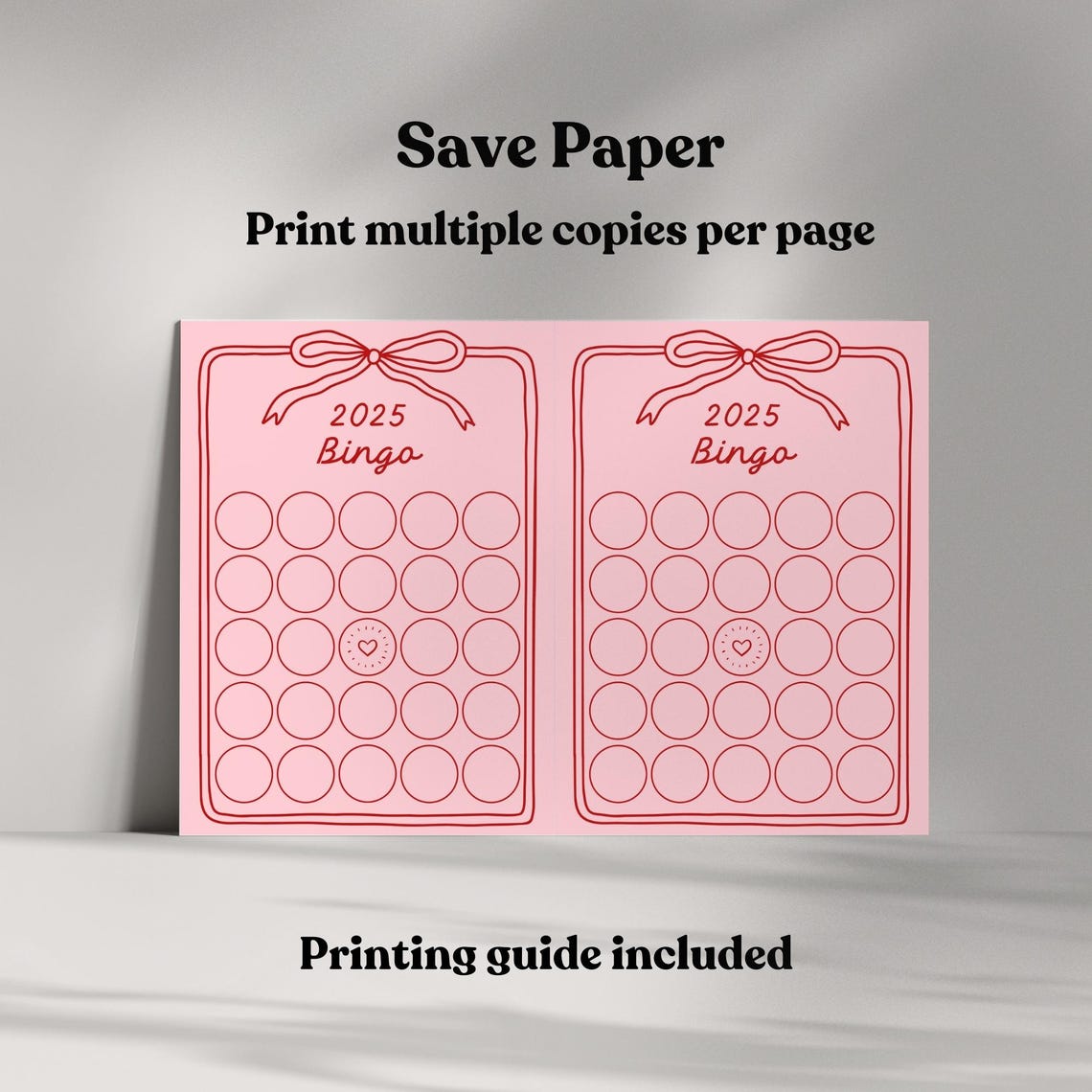 New Years Bingo Card, 2025 Vision Board Bingo Template, Coquette NYE ...