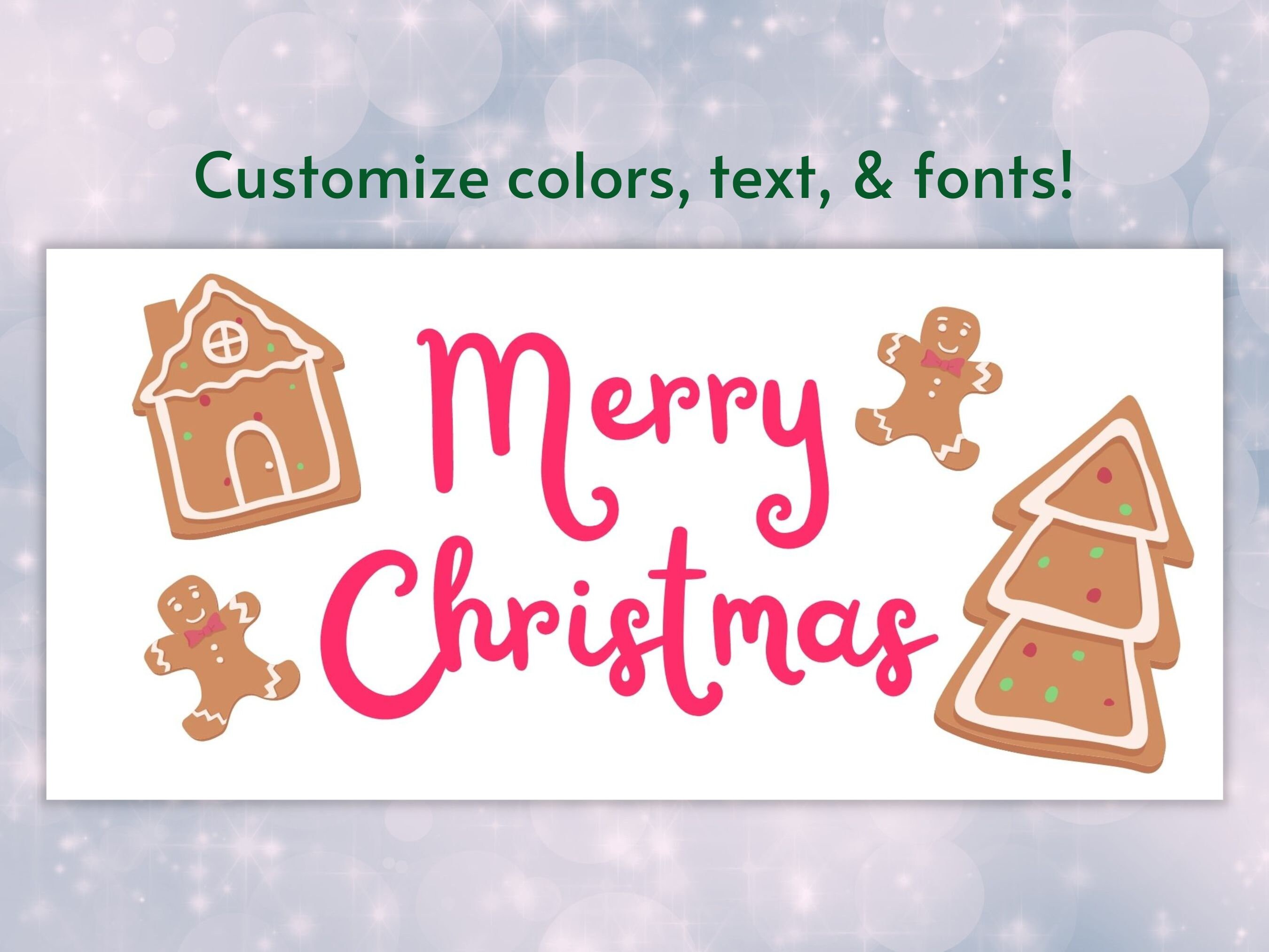 Holiday Gift Certificate Template, Christmas Gift Coupon, Editable ...