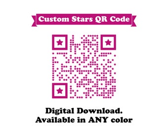 Star Shaped Qr - Etsy