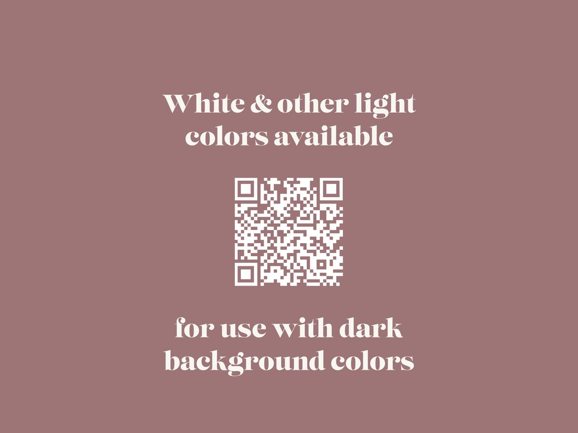 Custom QR Code, Transparent Background, QR Code for Sign, Website ...