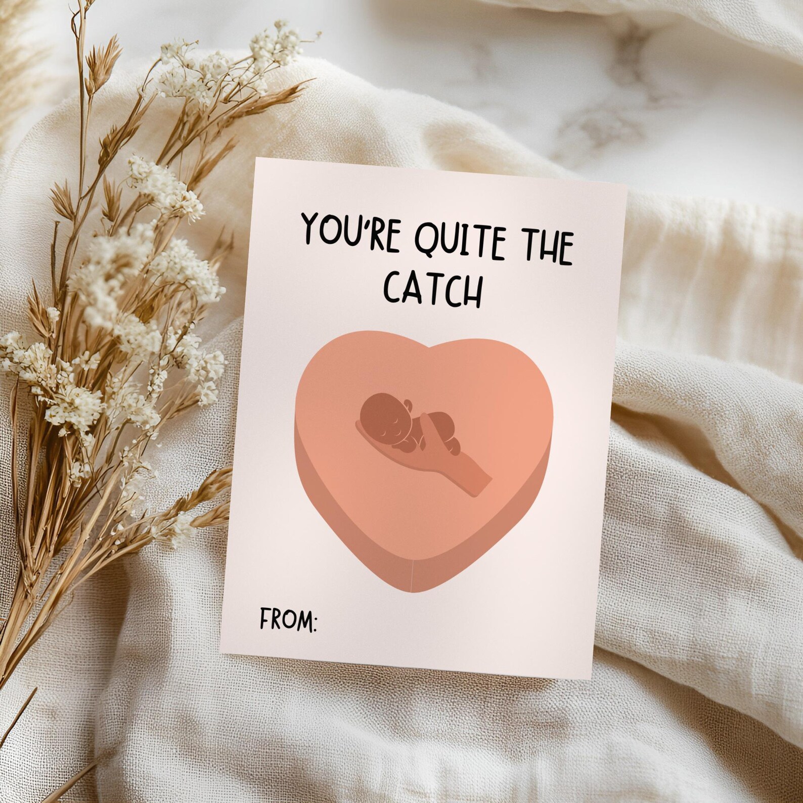 Labor Nurse Valentine Cards, Printable OBGYN Valentines, Baby Delivery ...