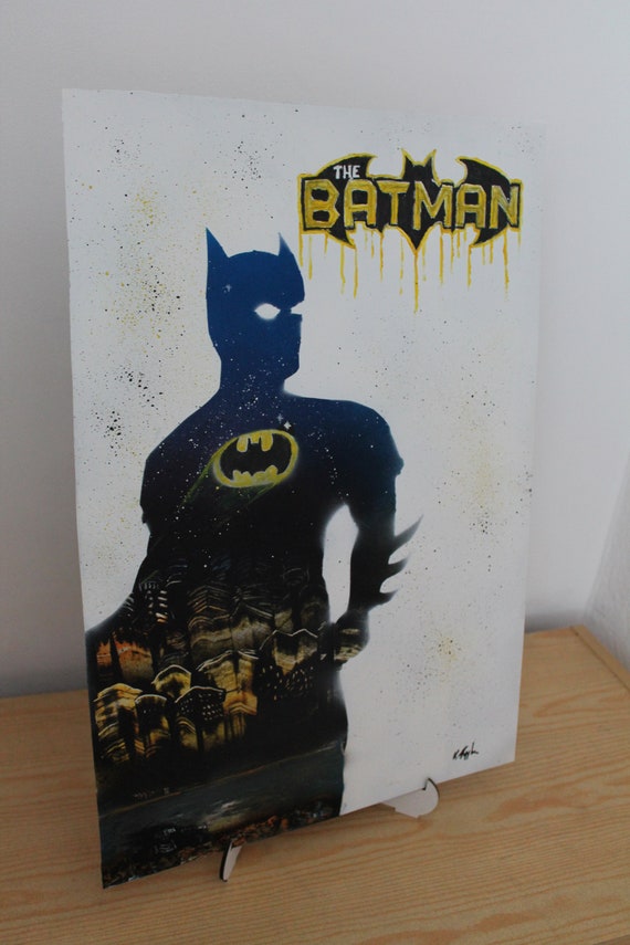 The Batman Spray Painting | Etsy