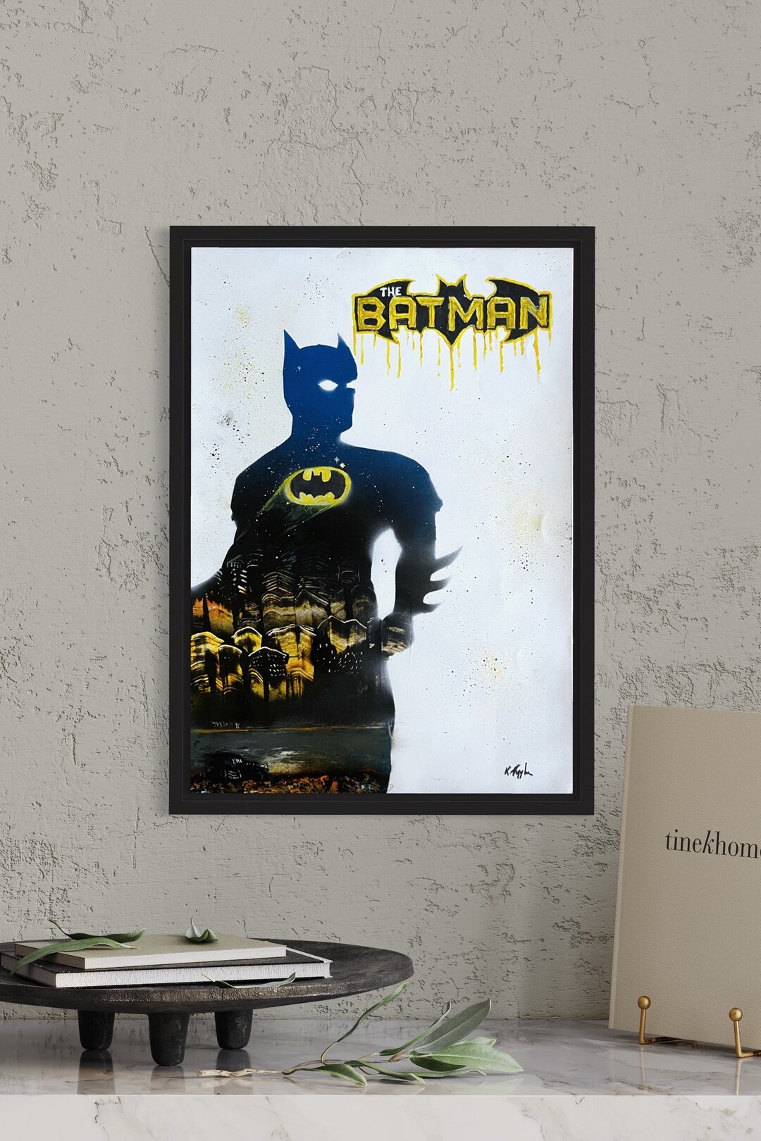 The Batman Spray Painting - Etsy
