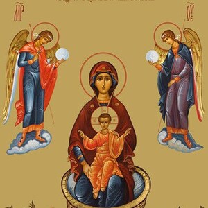 Icon of the Mother of God "life-giving Source" - Etsy