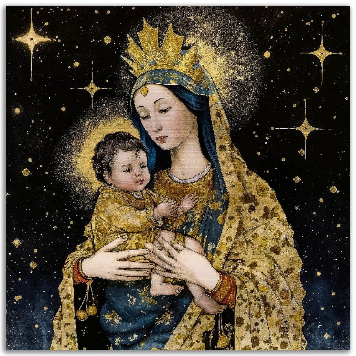 Our Lady of Akita the Mother of All Nations: Coredemptrix - Etsy