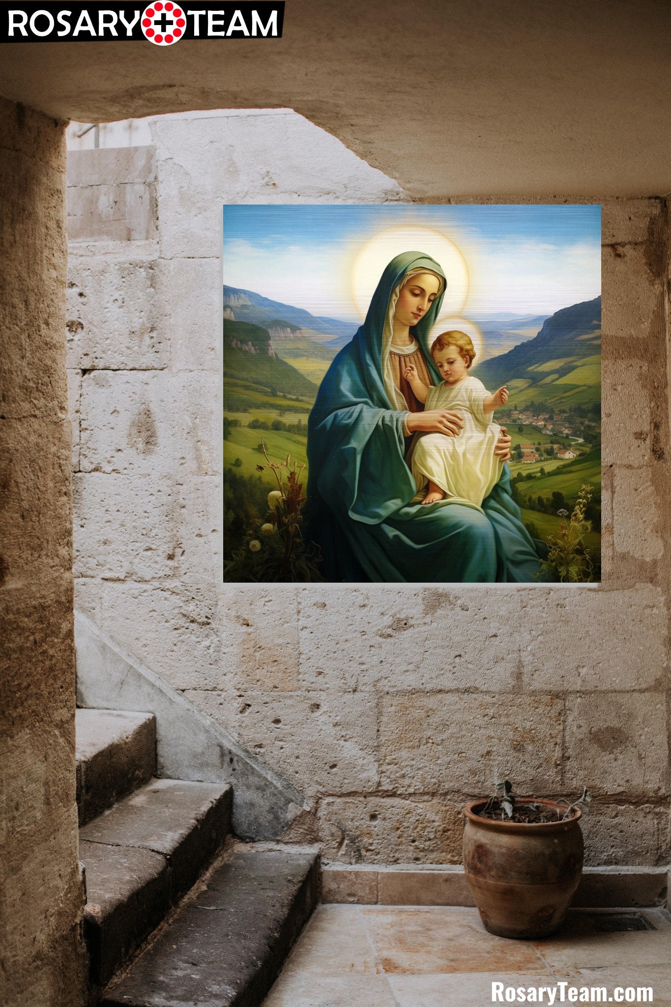Salty Baby Jesus of Garabandal Icon Brushed Aluminum Salao Divine Child ...