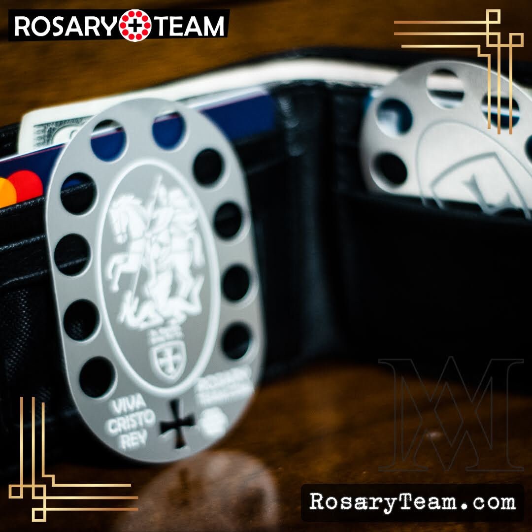 Rosary Team One Decade + Rosary Card + Catholic Wallet Rosary ...