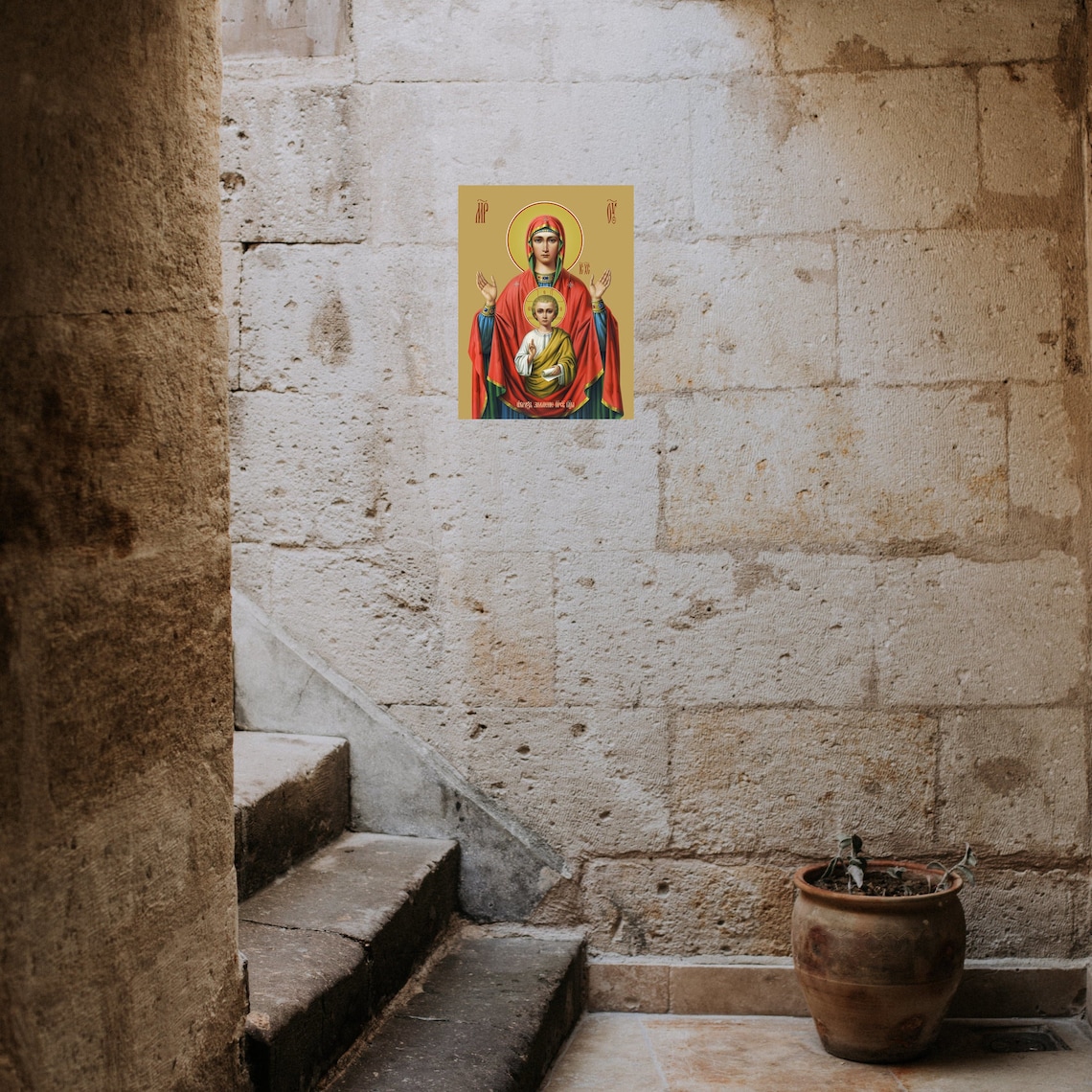 Icon of the Mother of God "the Sign" (znamenie) - Etsy