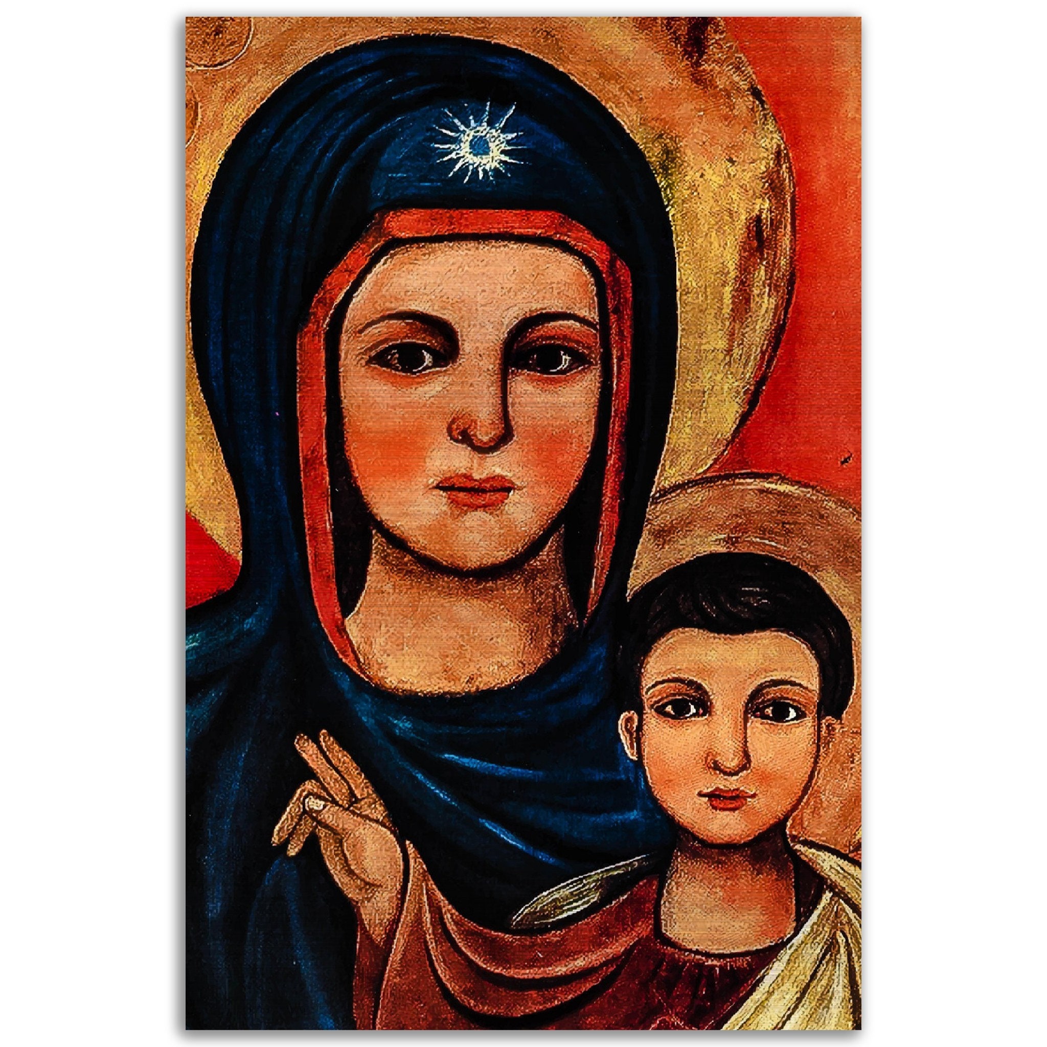 Elije Our Lady of the Maronites Brushed Aluminum Icon - Etsy